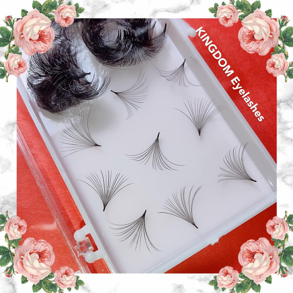 Handmade Lashes Single Lengths – Kingdom Eyelashes